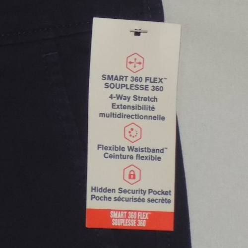 DOCKERS Men's 4-Way Stretch Ultimate Chino Slim Fit Pants Navy 42X30 ...