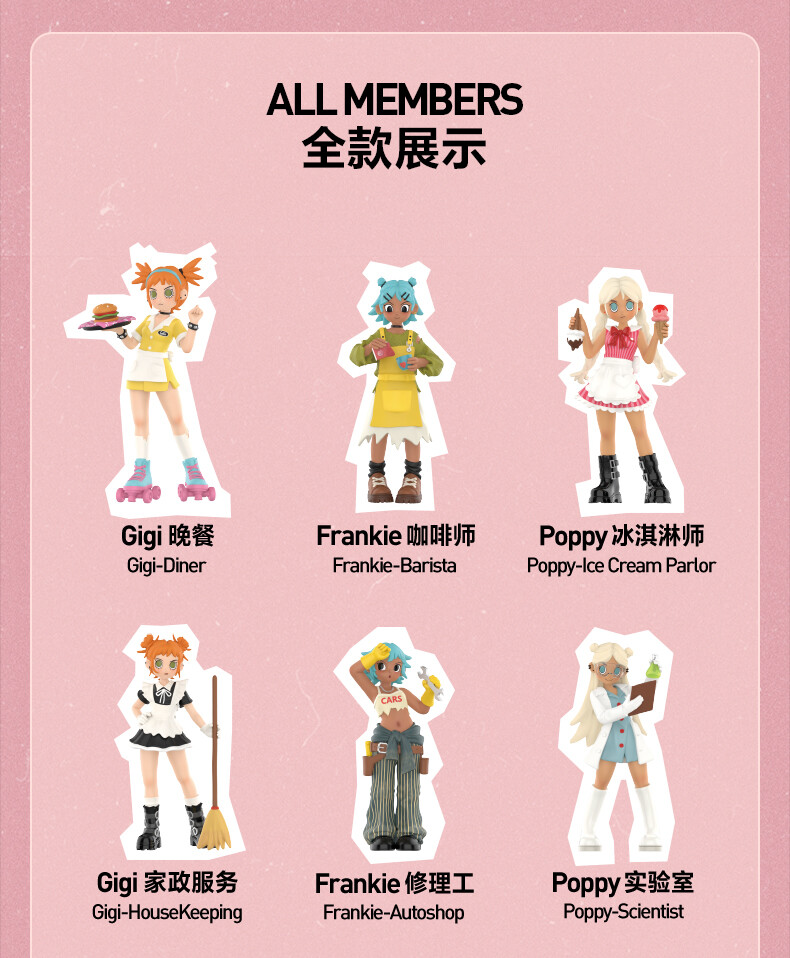 Peach Riot Renegade Peach Punk Economics Series Figures Blind Box Gift ...