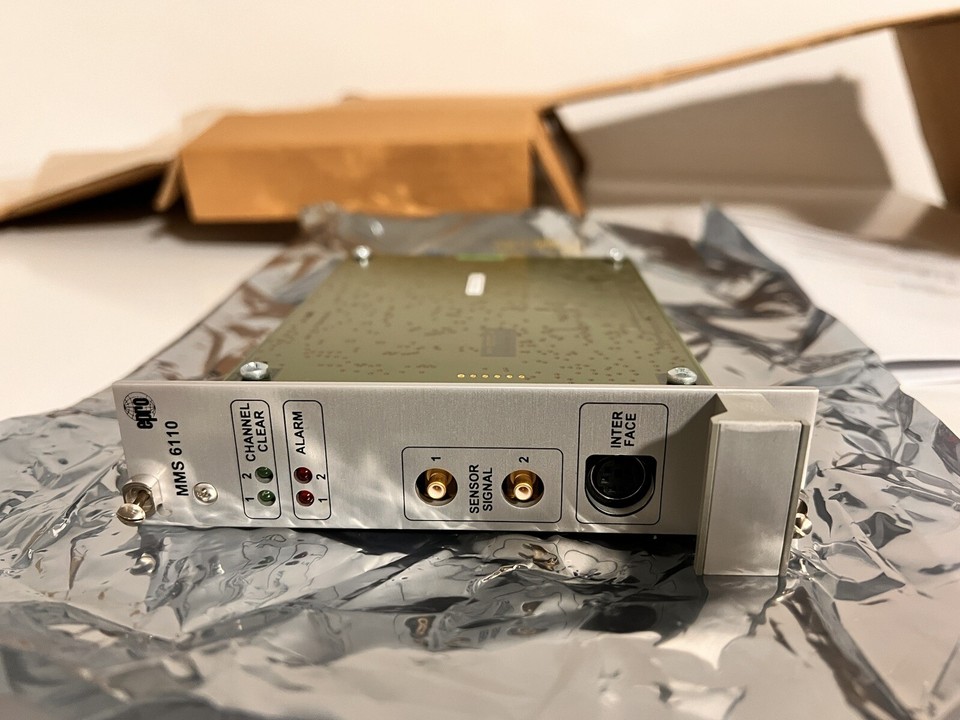 EPRO MMS 6110 Shaft Vibration Monitor MMS 6110 Wellenschwingungsmonitor ...