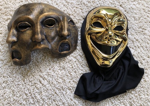 Masquerade Ball Halloween Masks (Chrome Mask & Amscan… - Gem