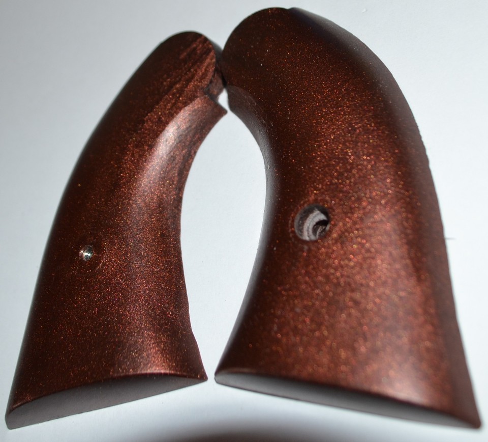 Uberti 1858 small grip frame pistol grips antique copper plastic with ...