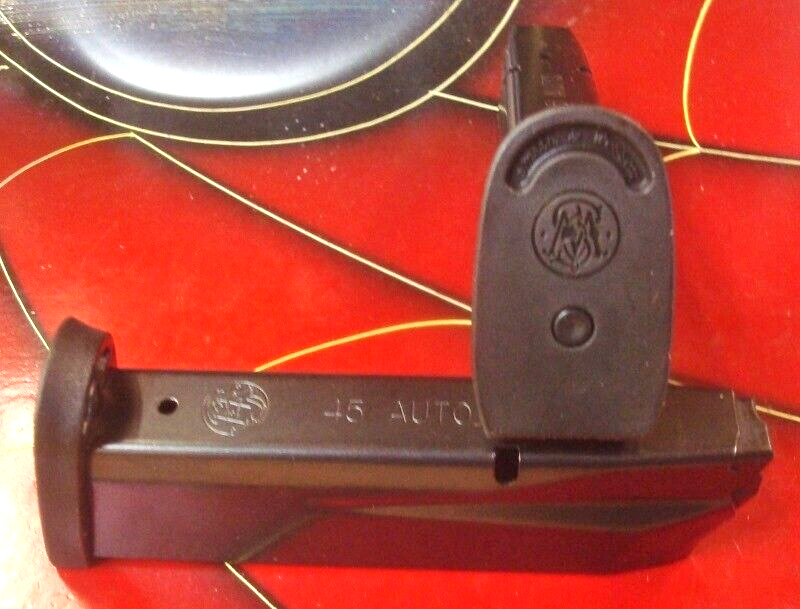 2 Vintage S&W Model M&P45 10 round magazine s original OEM 45 acp | eBay
