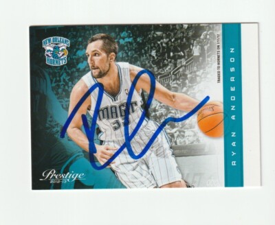 Ryan Anderson Signed 2012-13 Panini Prestige Card #5 Auto Hornets ...