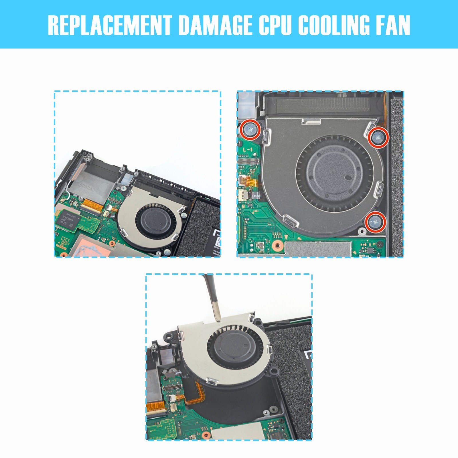 OEM FOXCONN Internal CPU Cooling Fan Replacement For Nintendo Switch NS ...