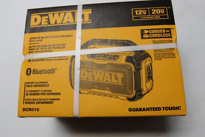 DEWALT DCR010 12V/20V Max Bluetooth Speaker - NEW (Radio Only) | eBay