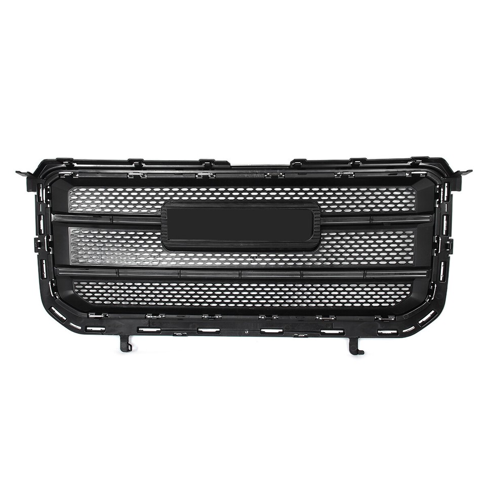 For 2013-2016 GMC Acadia Denali Chrome+Black Front Bumper Grille Grille ...
