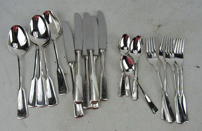23 PC AUERHAHN 90 German Silverplate Flatware Set Service | eBay