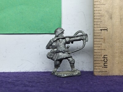 Heritage 1441 Armored Bowman with Salades Miniature Metal Fantasy | eBay