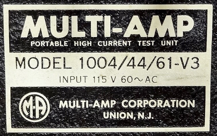 Multi Amp Relay Test Set / Model: 1004 / 44 / 61-V3 | eBay