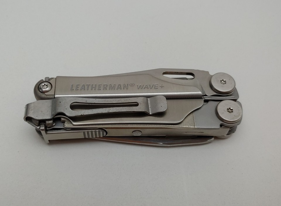 Pocket Clip & Lanyard Ring Leatherman Wave Stainless Steel Surge Charge ...