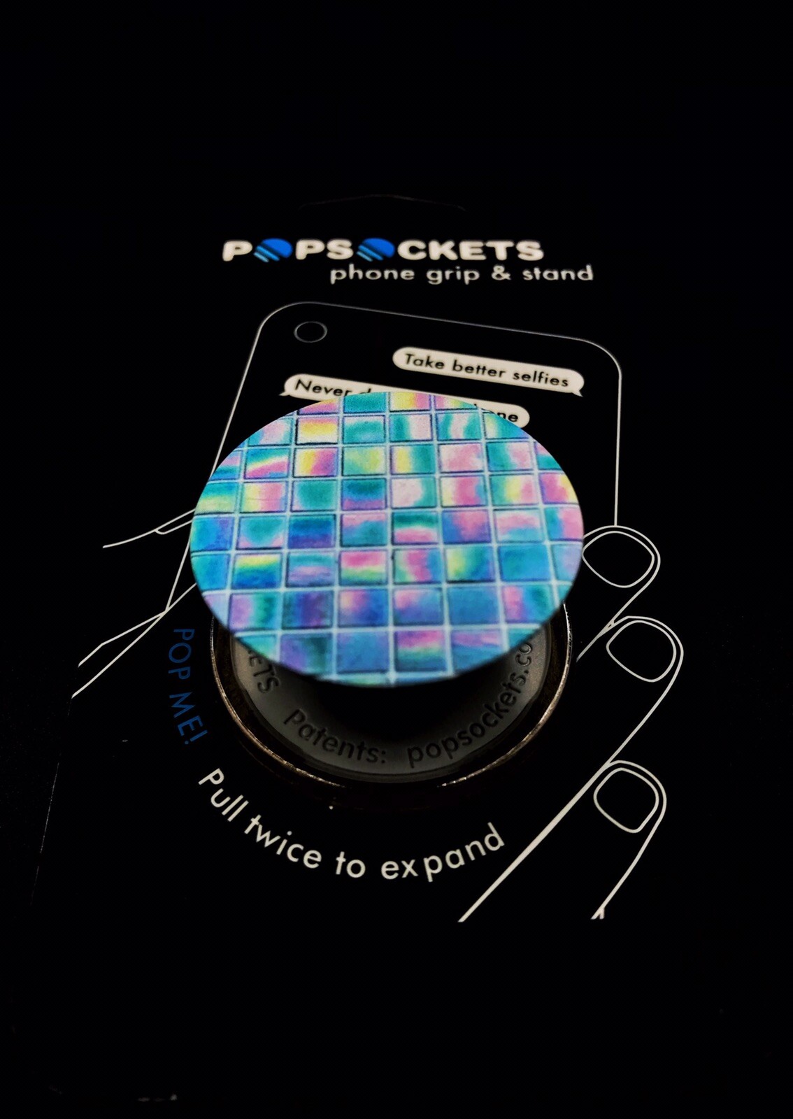Authentic PopSockets Holo Tile Phone Holder Grip Stand PopSocket Pop ...