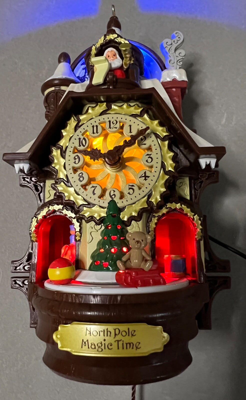 Hallmark 2013 Santa’s Magic Cuckoo Clock Ornament – Magic Cord Incl ...