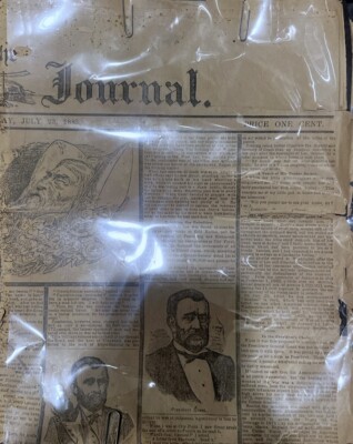 July 23, 1885 New York Journal “Grant Dead” Newspaper | eBay