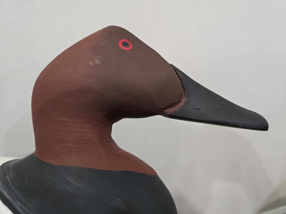 Chesapeake Bay MD Capt Harry Jobes Canvasback Duck Decoy Signed Clean ...