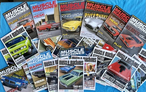 Back Issue Bonanza!! Hemmings Muscle Machines - Flat Rate Box of 33 ...