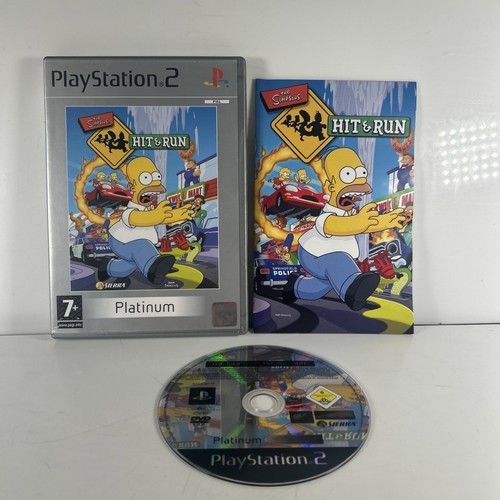 The Simpsons Hit & Run PlayStation 2 PS2 Game Platinum #2 | eBay