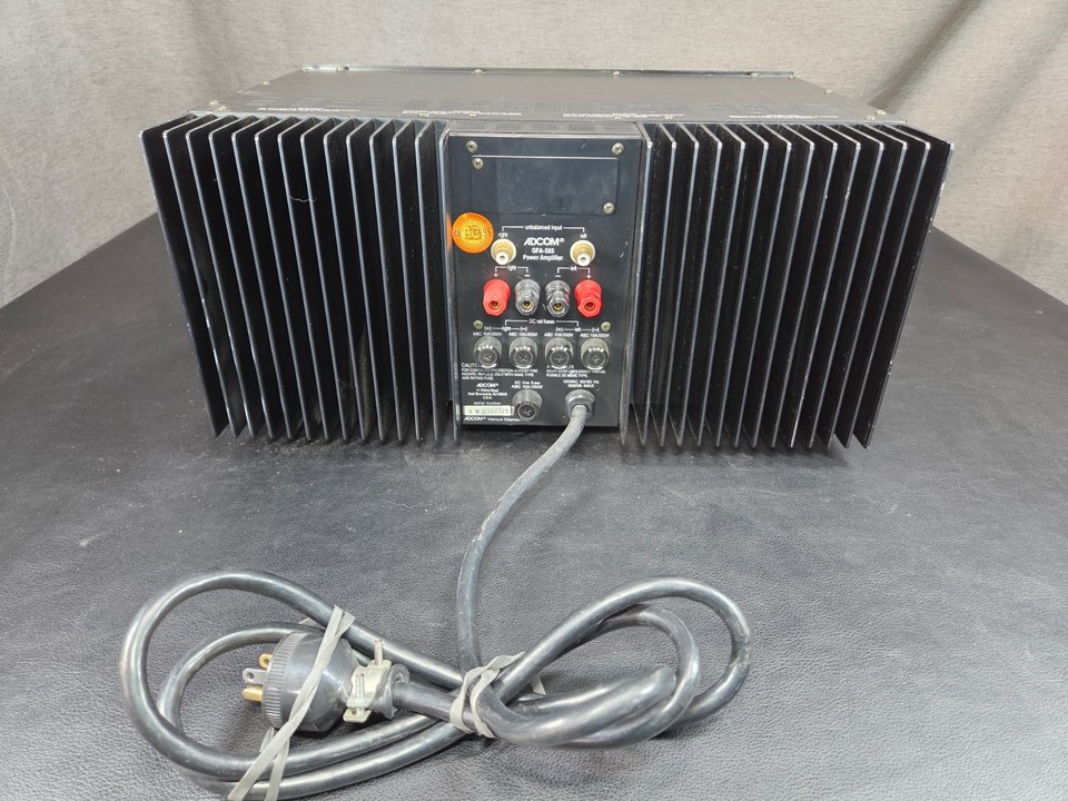 Adcom GFA- 585 Limited Edition Power Amplifier Numbered Parts Repair ...