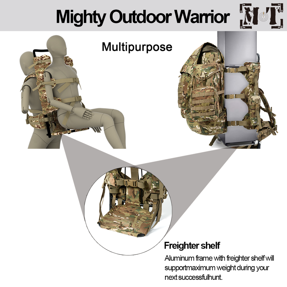 MT ALICE Pack Extra Large Military Army Rucksack Tactical Nylon Frame ...