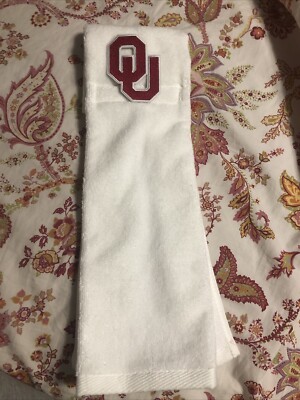 Oklahoma Sooners Football Towel Hand Towel QB Towel College Football ...
