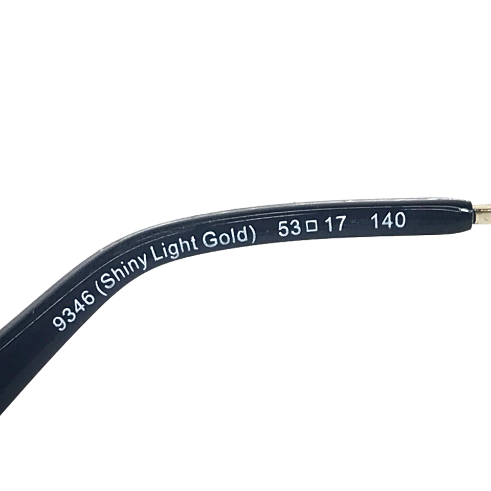 Coach Eyeglasses Frames HC5111 9346 Shiny Light Gold Black Cat Eye 53 ...