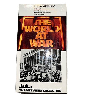 NEW The World At War - Volume 1: A New Germany 1933-1939 (VHS, 1995 ...