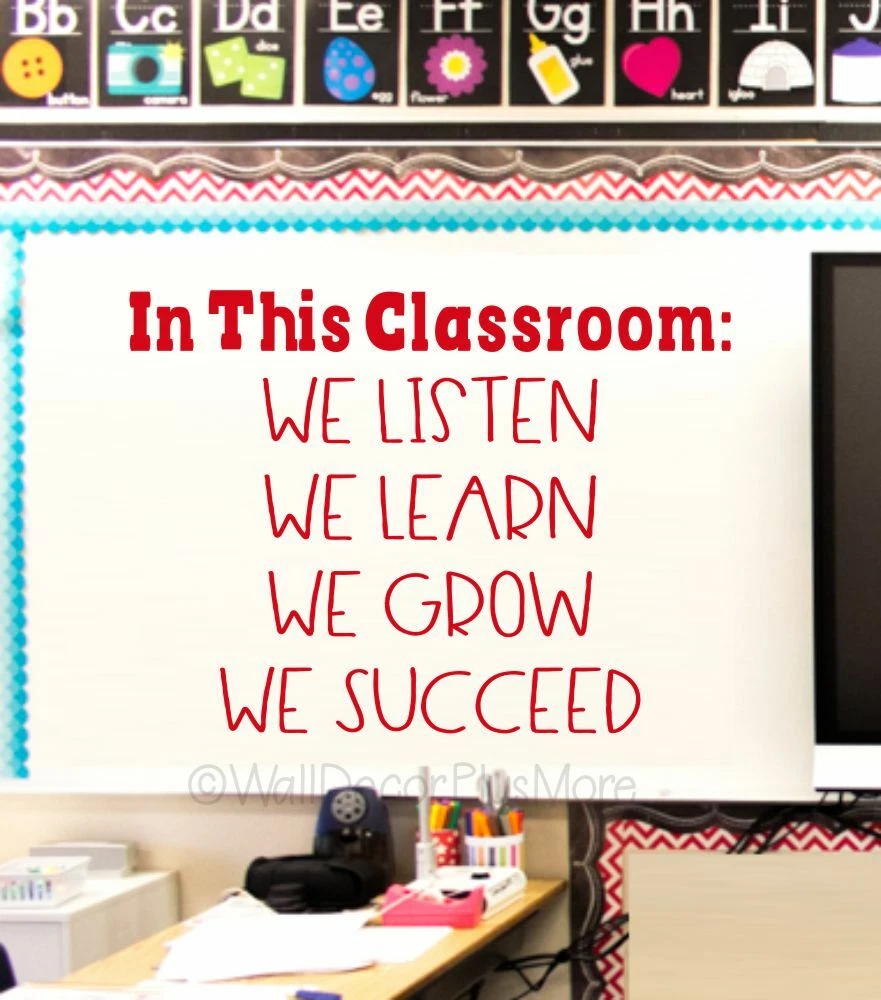 High School Classroom Wall Decoration
