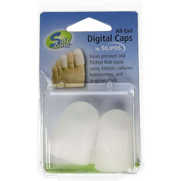 Silipos All Gel Digital Finger or Toe Cap, 2 per package | eBay