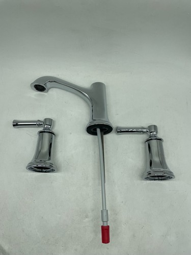 Moen Dartmoor Chrome Two-Handle High Arc Widespread Bathroom Sink ...