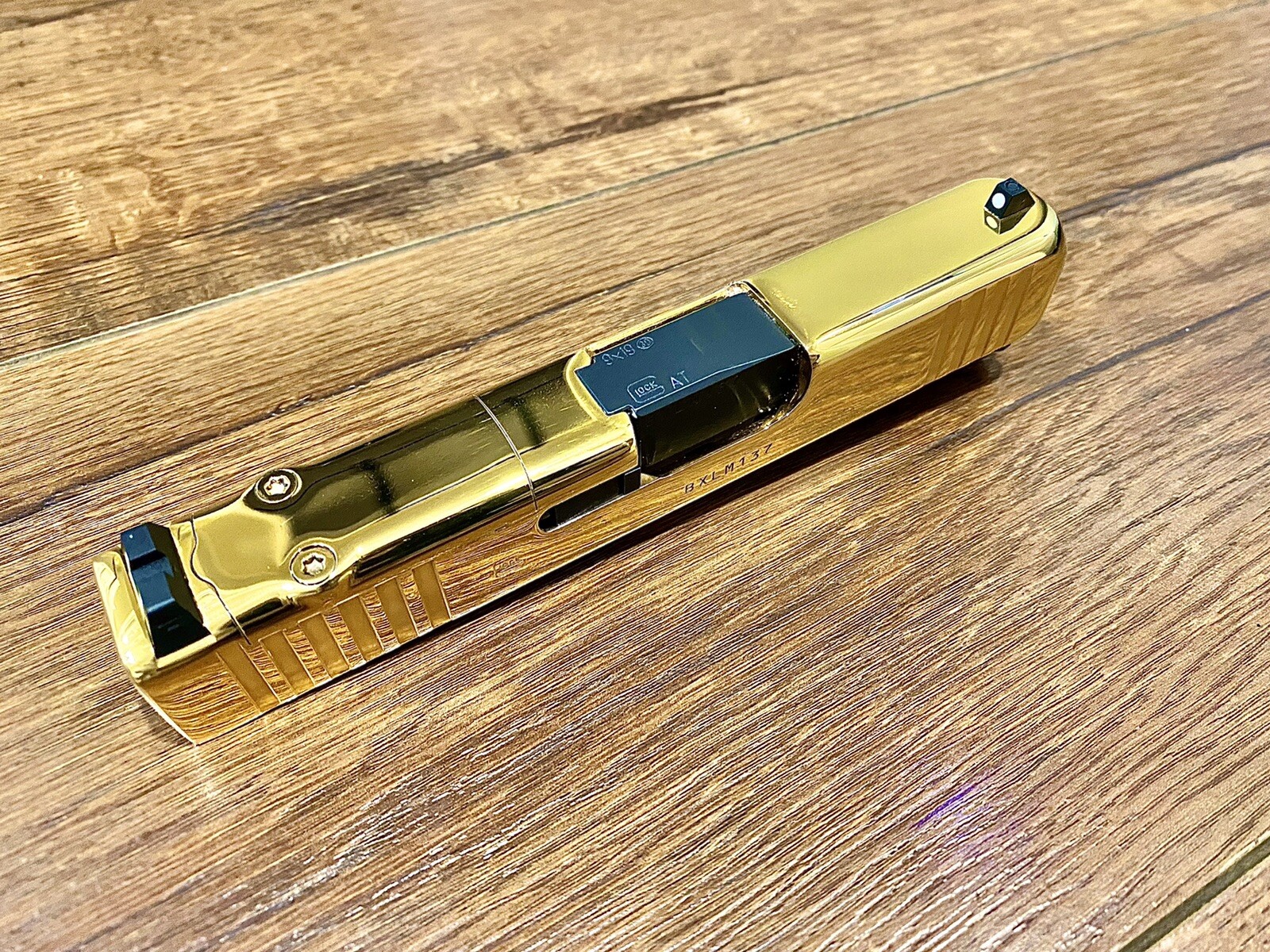 NEW OEM G43x MOS RMR Cut Complete 24k Gold Plated Mirror Polish Slide ...