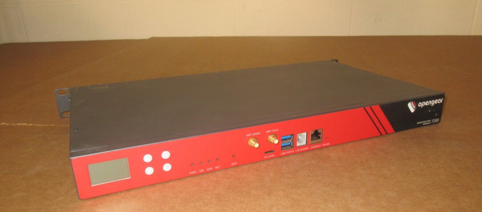 OPENGEAR INFASTRUCTURE MANAGER 7200, SWITCH | eBay