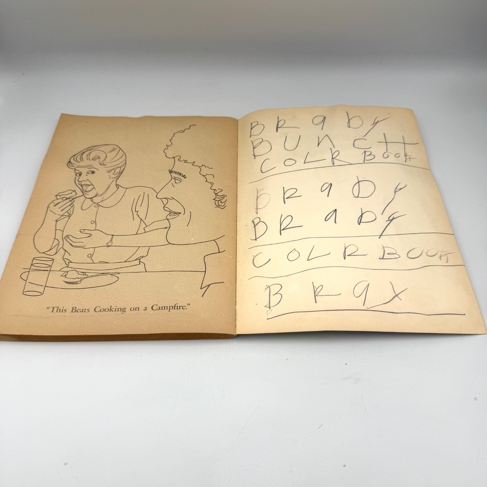 Vintage 1974 The Brady Bunch Coloring Book Whitman Partial Used See ...