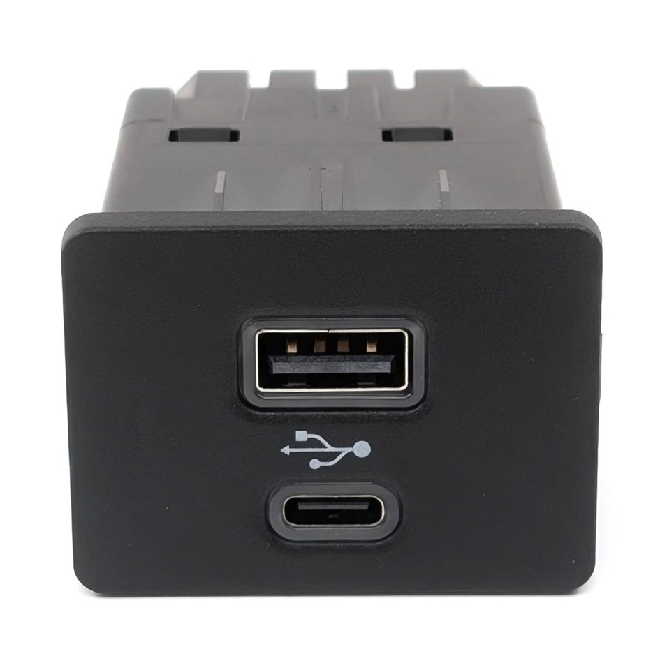 OEM NEW 20-25 F-150 Ford USB Media Hub Type A & C Charge Port Sync 3.4 ...