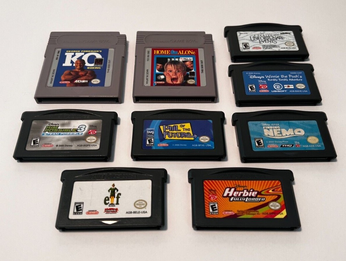 Lot of 19 Nintendo Gameboy, Gameboy Advance Games - You Pick and Choose ...