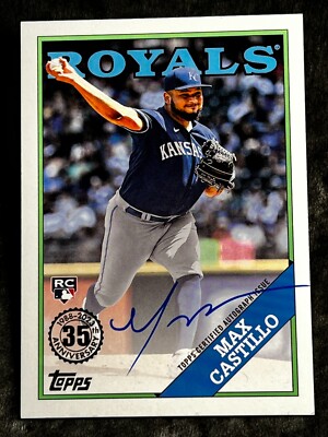 2023 Topps 35th Anniversary ROOKIE AUTO Max Castillo, item 1 | eBay