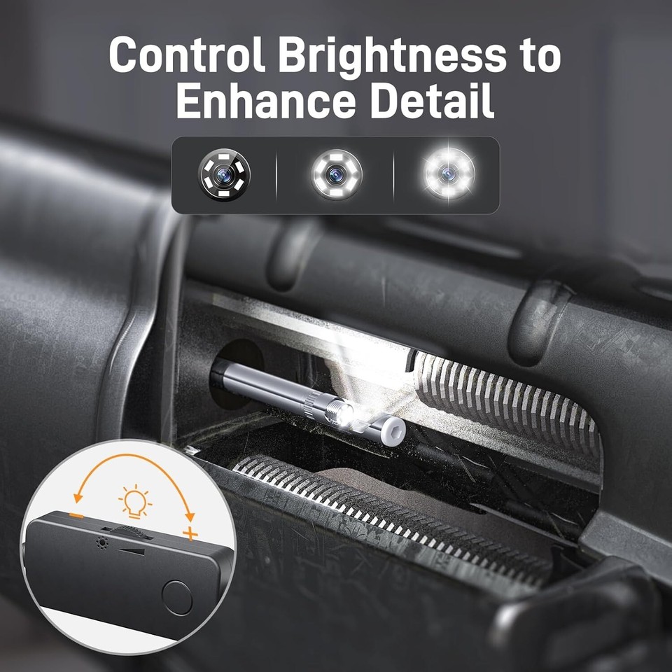 USB-C Rifle Borescope Short Focus NTG100-C Flexible Gun Barrel Camera ...