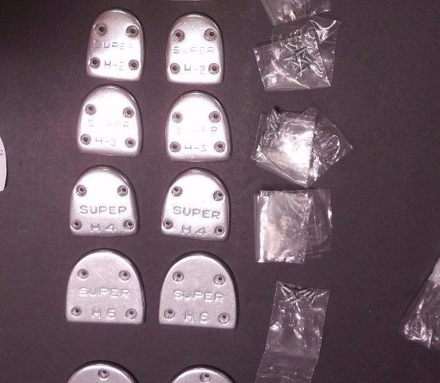 New E.B. Smith Heel Taps EB Smith SUPER aluminum alloy 13 sizes Tap ...