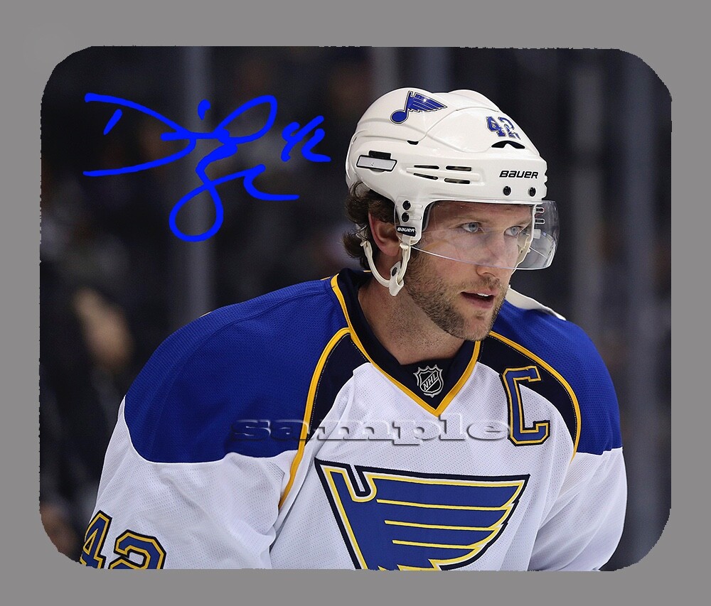 David Backes St Louis Blues Facsimile Autographed Mouse Pad Item#3562 ...
