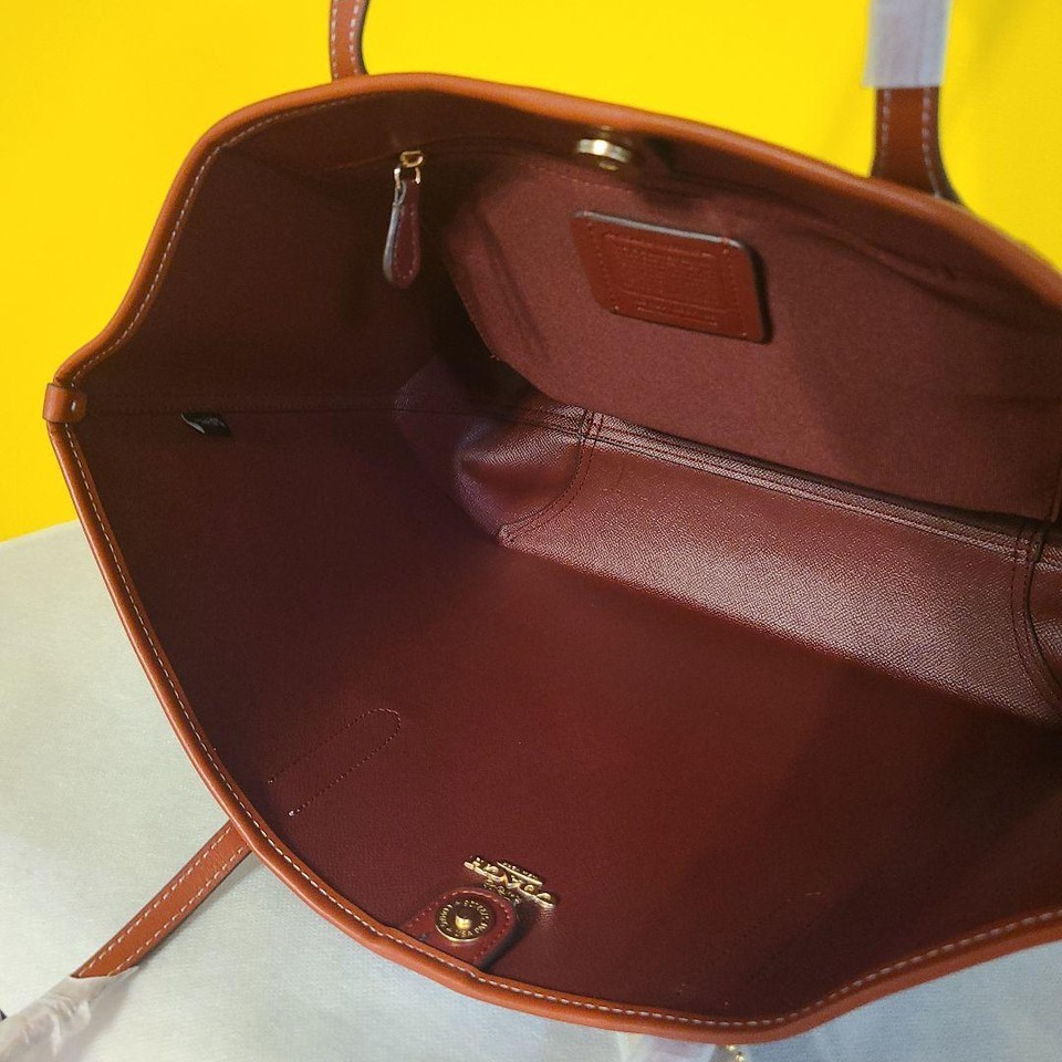 COACH x Peanuts Collaboration Tote bag CF-166 Khaki Redwood Multi from ...