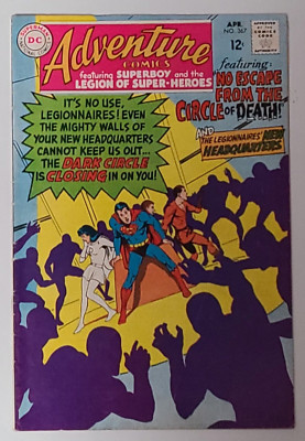 ADVENTURE COMICS #367 (DC 1968) SUPERBOY & LEGION OF SUPER-HEROES EST ...