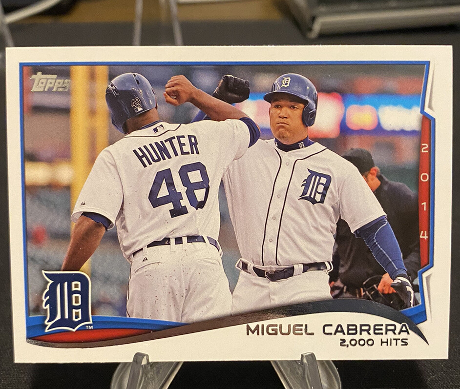 2014 Topps Baseball Highlights US-300 Miguel Cabrera 2,000 Hits ...