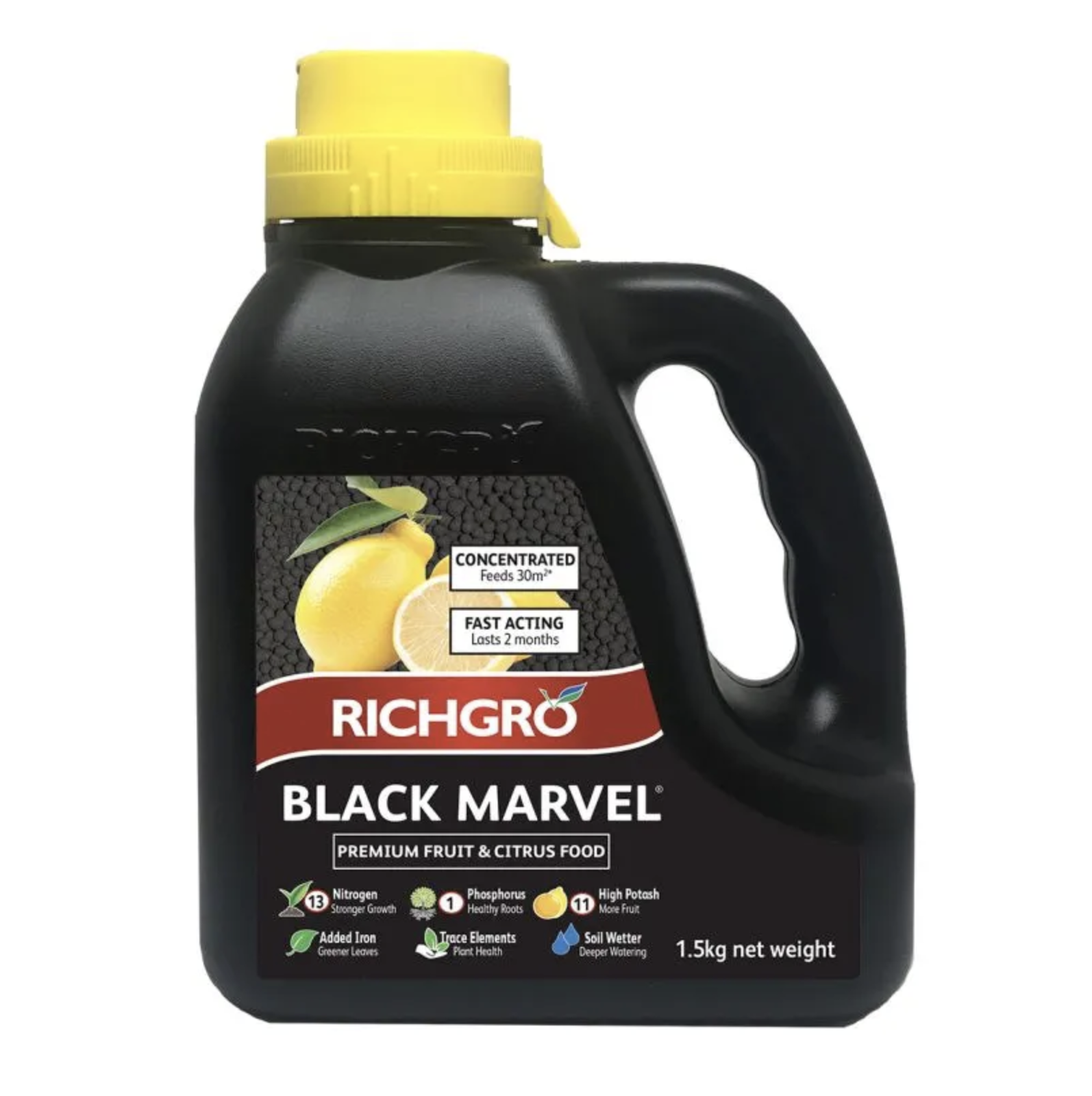 BLACK MARVEL PREMIUM FRUIT & CITRUS FOOD -RICHGRO 1.5KG PESTROL | eBay ...