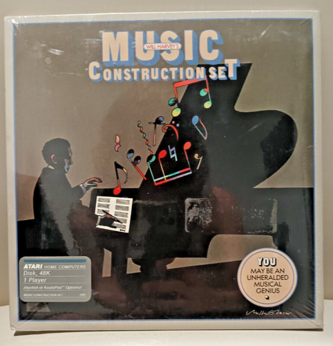 Music Construction Set; Atari 400/800/XL/XE; Disk 48K; NOS; re-sealed ...