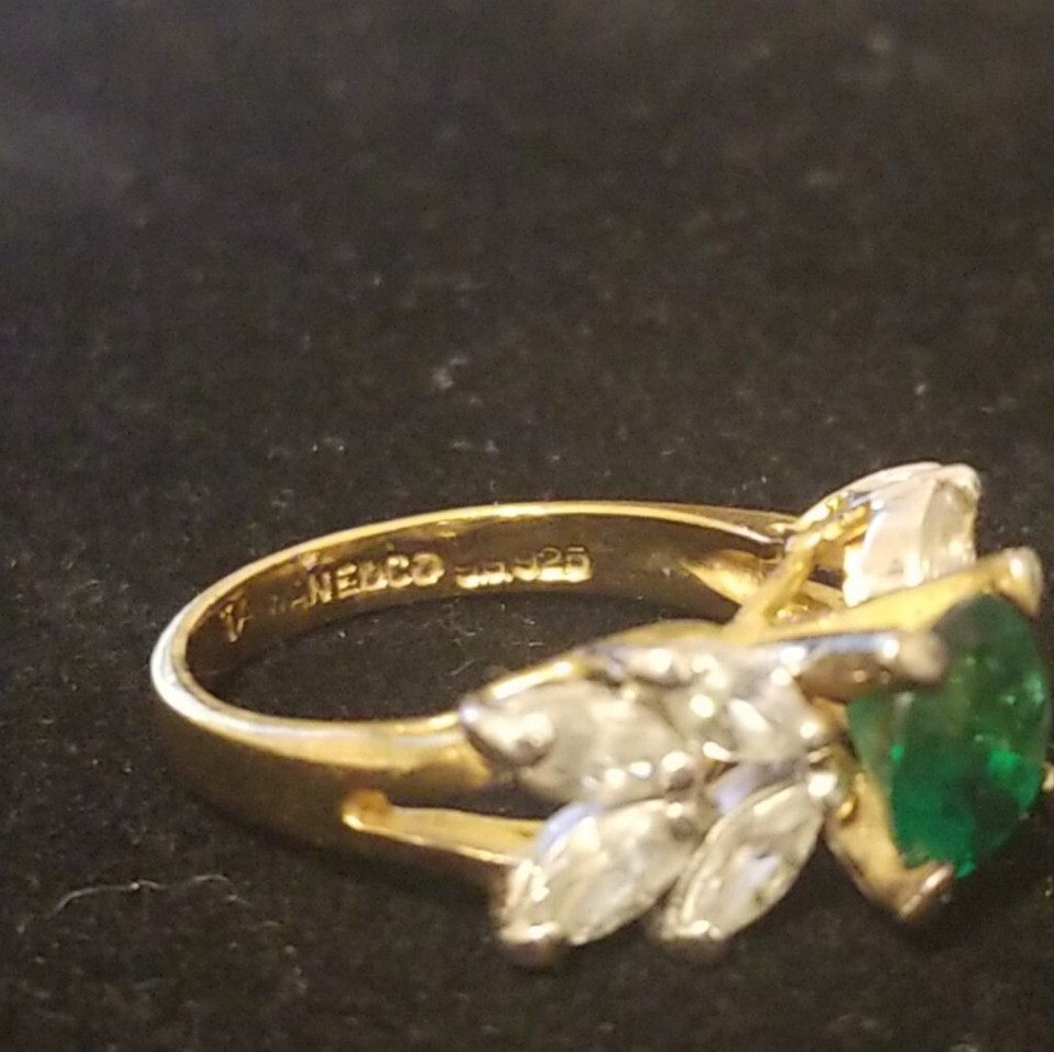 Antique NEMCO Vintage Art Deco 1920's .925 Sterling Ring | eBay