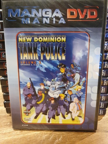 DVD Manga Mania New Dominion Tank Police Volume 1 - Neuf Sous Blister ...