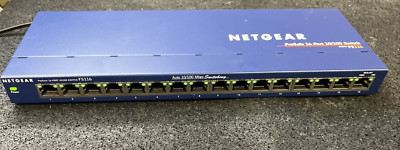 NETGEAR PROSAFE FS116 16 PORT 10/100 DESKTOP SWITCH . 606449020656| eBay