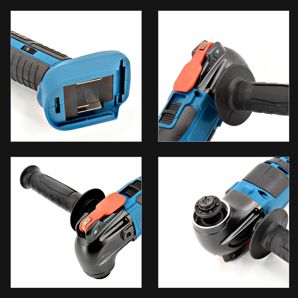 21V Oscillating Multi Tool Cordless Sander Scraper Saw 6 Speeds With 2 ...