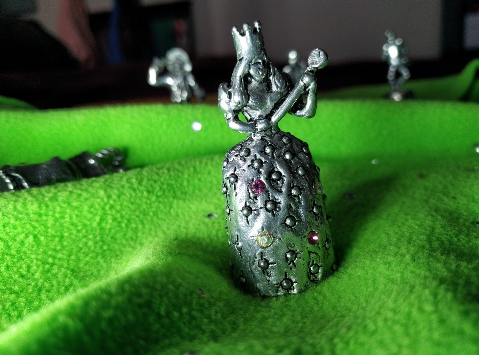 WIZARD OF OZ PEWTER (12) THIMBLES DOROTHY GLINDA TOTO WITCH RARE ...