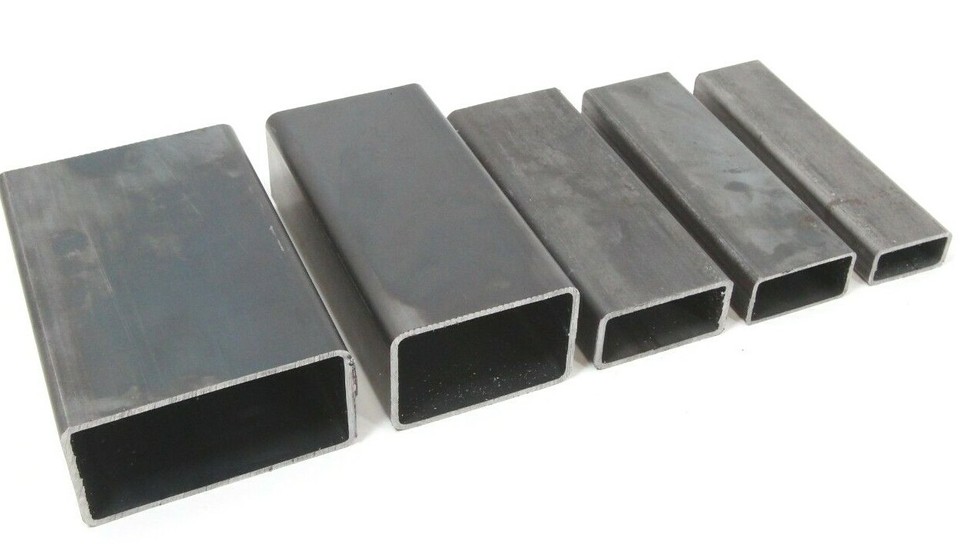 SGS Mild Steel RECTANGLE BOX Section Bespoke Sizes Bandsaw Cut from UK ...