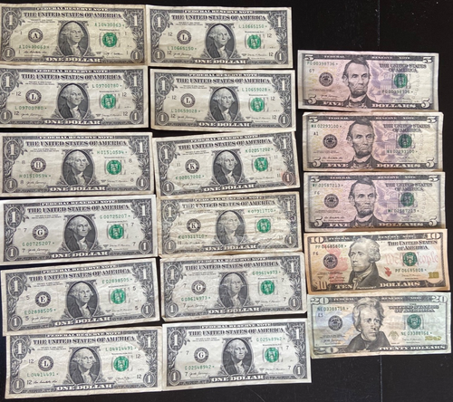 $57 face value lot star notes 1 5 10 20 ungraded | eBay