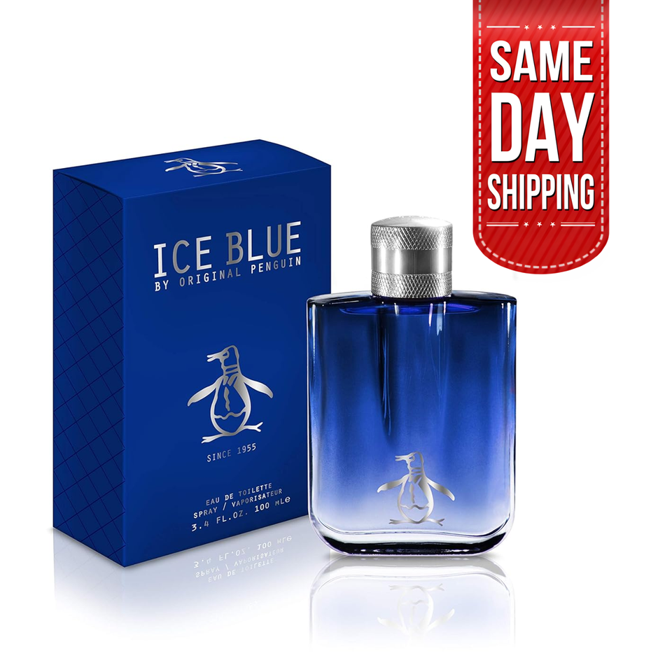 Penguin Ice Blue Original Penguin Eau De Toilette Spray, 3.4 fl oz, 100 ...